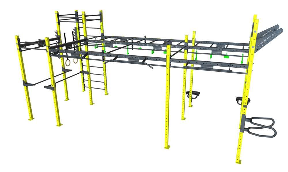 Obstacle and ninja training multi rig 30-03288 | Element Fitness